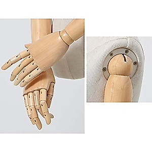 Mannequin Tailors Dummy Dressform Tailors Dummy Clothing Store Mannequins Dummy Model Students Mannequin (Beige a)