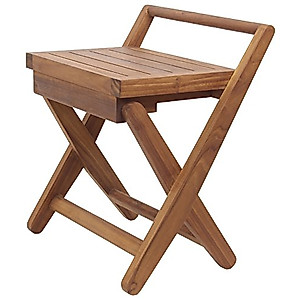 AquaTeak Spa Mantis Folding Teak Chair