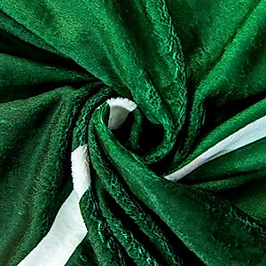 Leaf Blanket Green Plant Throw Blankets Soft Plush Flannel Throw Decorative Leaves Design for Plant Lovers Bed Couch and Sofa