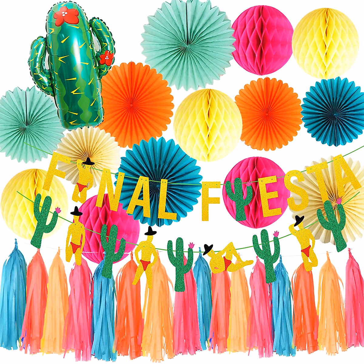 Final Fiesta Bachelorette Party Decorations Fiesta Bridal Shower Final Fiesta Banner Mexican Fiesta Theme Party Decor Mexico Hen Party Supplies Decor