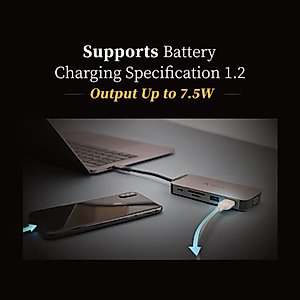 ADAM elements USB-C Hub/Laptop Docking Station – CASA Hub X 10in1 Multiport Adapter for Mac & PC - USB-C PD, USB-C, USB-A 3.1 x2, HDMI, VGA, RJ45, SD & microSD Card Reader, Audio