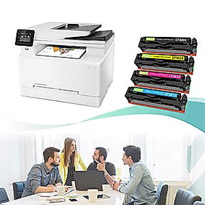 GREENBOX Compatible Toner Cartridge Replacement for HP 202X 202A CF500X CF501X CF502X CF503X for HP Color Laserjet Pro MFP M281fdw M281dw M281cdw M280nw M281fdn M281m 254dwm 254dnm 254m 254nw(4 Packs)