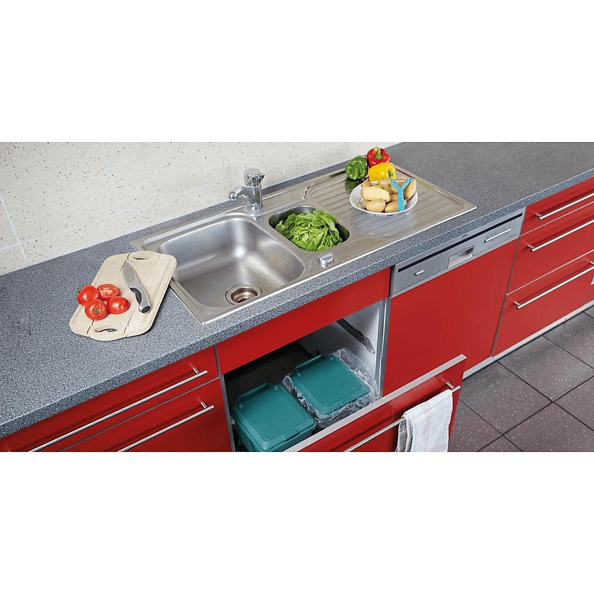 Graf Compost Bin 8 Litre Green