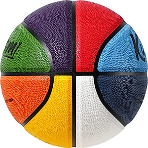 Kuangmi Colorful Street Basketball for Men Women Youth, Size 4(25.5”)