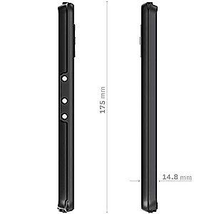 Ghostek NAUTICAL Slim Waterproof Case for Google Pixel 7 Pro (6.7") - Built-In Screen Protector, Heavy Duty Shockproof Protection, Black