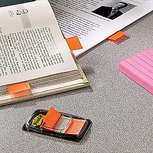 Post-it Flags, Orange, 1-Inch Wide, 50/Dispenser, 1-Dispenser/Pack