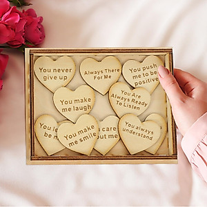 NOLITOY Personalized Sentimental Box Reasons Why You Are My Best Friend Cute Birthday For Her Women Friendship & Bestie