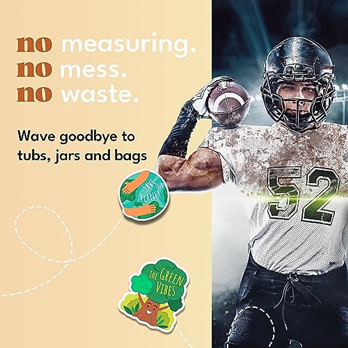 Zero Trace Laundry Detergent Sheets (72 Loads, Fresh Scent) Plastic Free Eco-friendly Safe for Sensitive Skin (Active Wear)