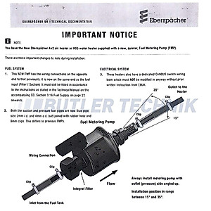 Eberspacher Espar Airtronic S2 D2 L 12V 2.2kW 7500BTU with EasyStart PRO 7 Day Timer Fault Diagnostic and Automatic Altitude Adjustment with includes FREE floor mounting plate | LATEST MODEL