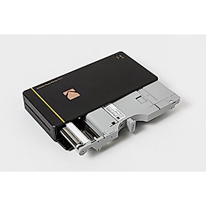 Kodak Mini Portable Mobile Instant Photo Printer - Wi-Fi & NFC Compatible - Wirelessly Prints 2.1 x 3.4" Images, Advanced DyeSub Printing Technology (Black) Compatible with Android & iOS