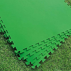Bestway BW58265-20 Bodenschutzfliesen-Set, 8 Stück á 81 x 81 cm, grün Flowclear Pool Floor Protector, Ground Sheets for Hot tub, Spas and SwimmingPools, 8 x 81cm, Blue, Green