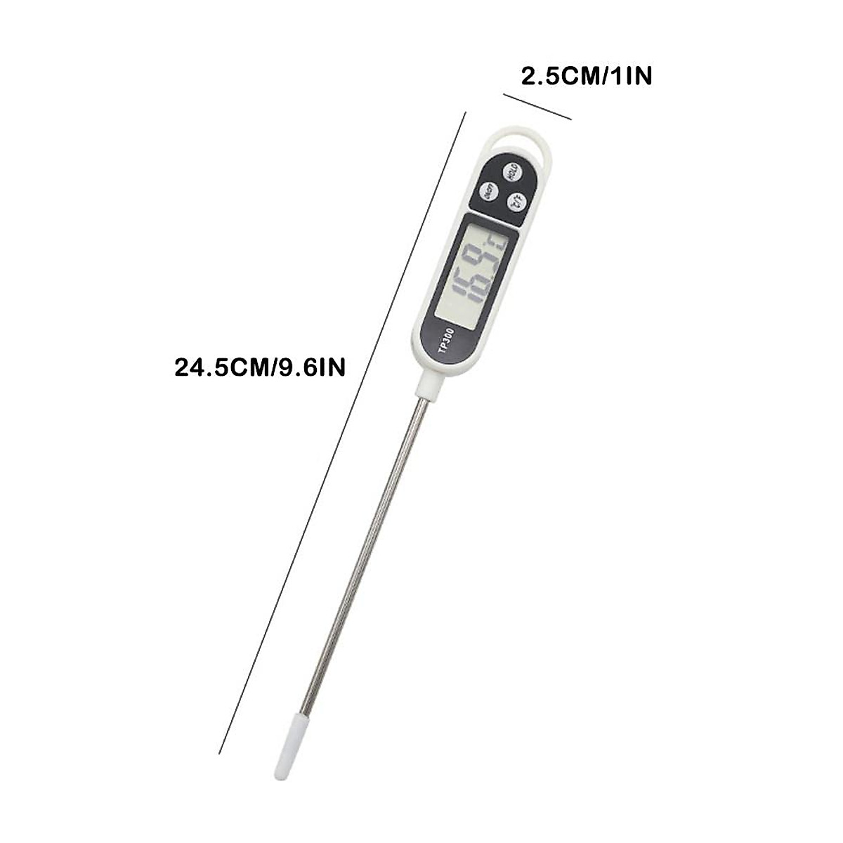 Digital Meat Thermometer for Cooking,Digital Instant Read Food Thermometer with Long Probe for Grilling Smoker BBQ Kitchen Cooking Candy Thermometer