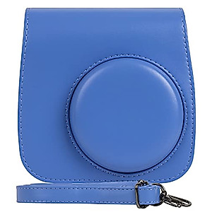 FujiFilm Instax Mini 9 Instant Camera + Fujifilm Instax Mini Film (60 Sheets) Bundle with Deals Number One Accessories Including Carrying Case, Selfie Lens, Photo Album (Cobalt Blue)