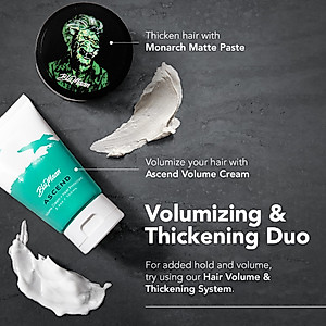 BluMaan Monarch Men’s Matte Paste - High Hold Matte Finish - Versatile, Easy To Apply, Weightless Control, Nourishing and Cleansing Hair Care Essential with Natural Ingredients