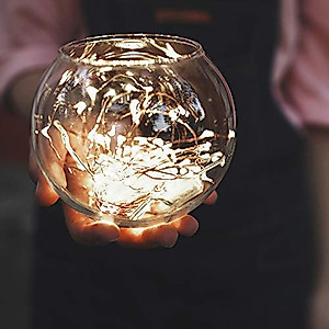 XNNATA Solar String Lights, 33Ft 100 LED Copper Wire Starry String Light, Indoor Outdoor Waterproof Solar Decoration Lights for Gardens, Home, Party Ornaments(White)