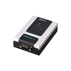 MOXA NPort 6150-1 Port RS-232/422/485 Secure Device Server, 12-48V, w/Adapter