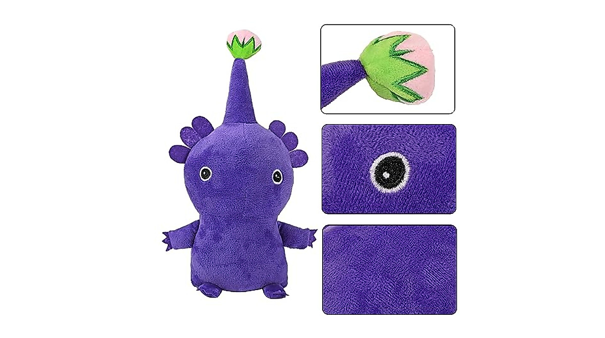 Adorable 4 PCS Pikmin Plush Toys - Perfect Gift for Fans