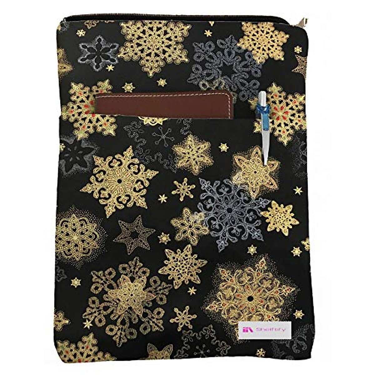 Stars of The East Book Sleeve - Deluxe Japanese Cotton - Book Cover for Hardcover and Paperback - Book Lover Gift - Notebooks and Pens Not Included