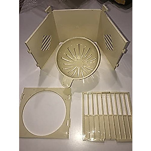 Fit Fly Bird Cage Closed Top Nest Bird Canary Lovebird Aviary Plastic Nest