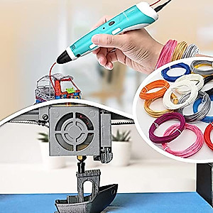 Fielect 3D Pen Filament Refills 1.75mm PLA Filament Refills Dimensional Accuracy +/- 0.02mm for 3D Printer Purple 10m