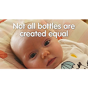 NUK Perfect Fit Baby Bottle, Dots, 3 Count (Pack of 1 )