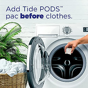 Tide PODS Ultra OXI Free Laundry Detergent Pacs, National Eczema Association and National Psoriasis Foundation Recommended, 57 count