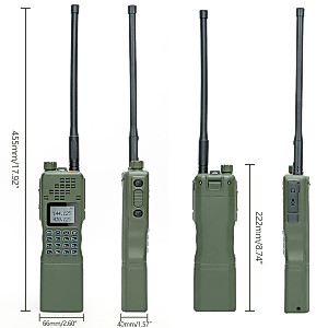 Baofeng AR-152 10W Ham Radio Powerful Military Grade Tactical Long Range Walkie Talkie with Speaker Mic, Car Charger and more 12000mAh Battery Portable Tactical Two Way Radio Full Set