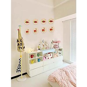 10 Pcs Wood Circles for Crafts,7 Inch Unfinished Round Wooden Discs, Door Hangerwood Canvas Circle, Door Designwood Plaque, Wooden circlesDIY Crafts