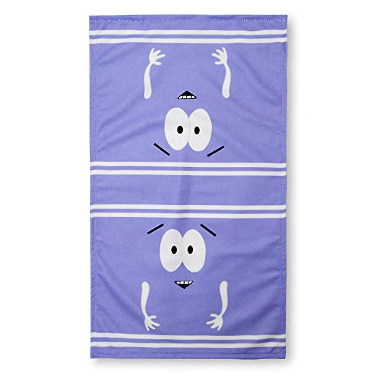 South Park Towelie Hand Towel - 24-Inch Blue Cotton Bath & Kitchen Towels - Absorbent Soft Face Wash Cloth, Tea Towel - Fun Novelty Bathroom Decor - South Park Collectibles - Kid, TV Series Fan Gift