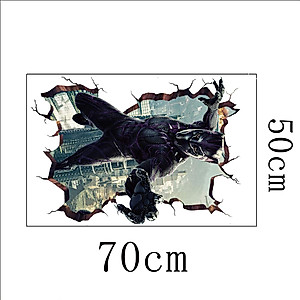 Wall Decals Decal Stickers Decor Room Boys end Game Super Hero Black Panther Sticker Kids Bedroom, 28 inches x 20 inches