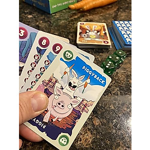 Three Archers Games One Two Many Rabbits Card & Dice Game | Fun Family Game | Entertaining and Educational | 10-20 Minutes, 1-4 Players, Ages 7 and up