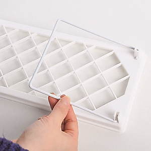 Enforose Desktop Shelf, Dormitory Storage Shelf Strong PP Metal Organization Storage Rack Simple Style Foldable Design Desktop Display Shelf for Office, Dorm, Home (Small)