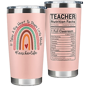 Teacher Gifts for Women - Cool Gifts for Teachers Women - Teacher Appreciation Gifts for Women - Funny Teacher Gift Ideas - Teacher Birthday Gifts, Back To School Teacher Gifts - 20 Oz Tumbler