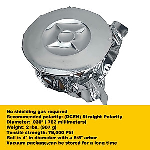 MYYWELD MIG140 3 in 1 Welder 110V Gasless welding machine & E71TGS.030 2-Pound Spool Flux Core Wire