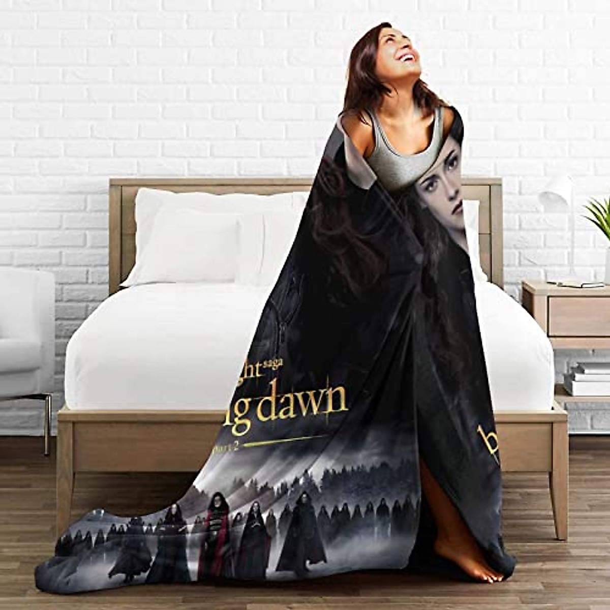 Twilight Blanket Flannel 50"X40" Blankets for Bedding Couch Sofa Living Room Throws All Season