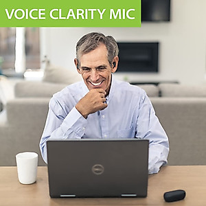 Avantree Ace M10 - Wireless Earbuds for PC Laptop Computer with USB Adapter, Bluetooth 5.2, Noise Cancelling Mic for Clear Calls, Connecting with Phones for Music, aptX Adaptive, 36Hrs