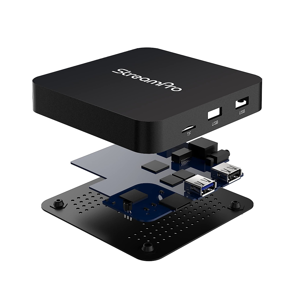 buzz tv 2021 StreamPro G2 | Android TV 4K | 2GB RAM |16GB Internal Memory with Bonus ARQ-100 Wireless Air Mouse Keyboard Remote