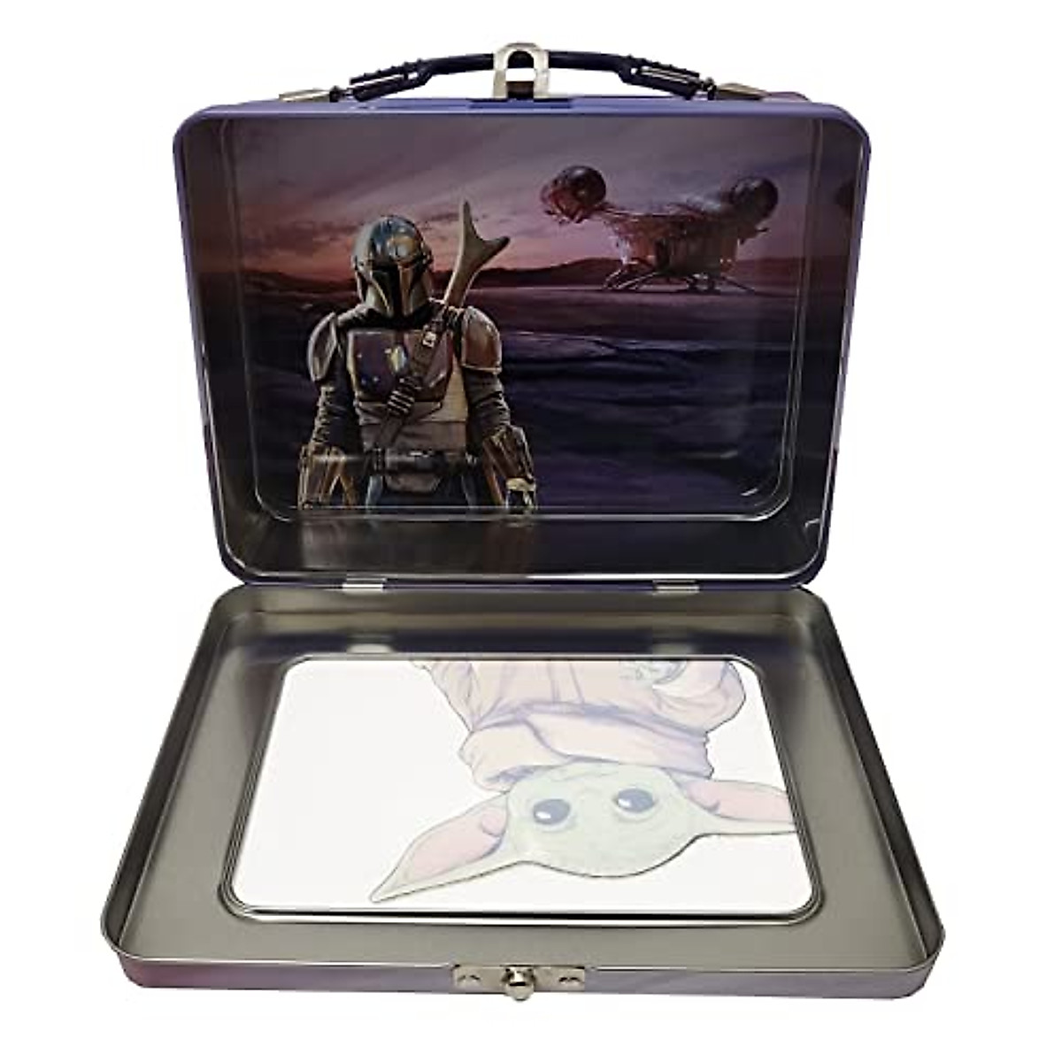 The Tin Box Company "The Child" Mandalorian Tin Lunchbox with Window
