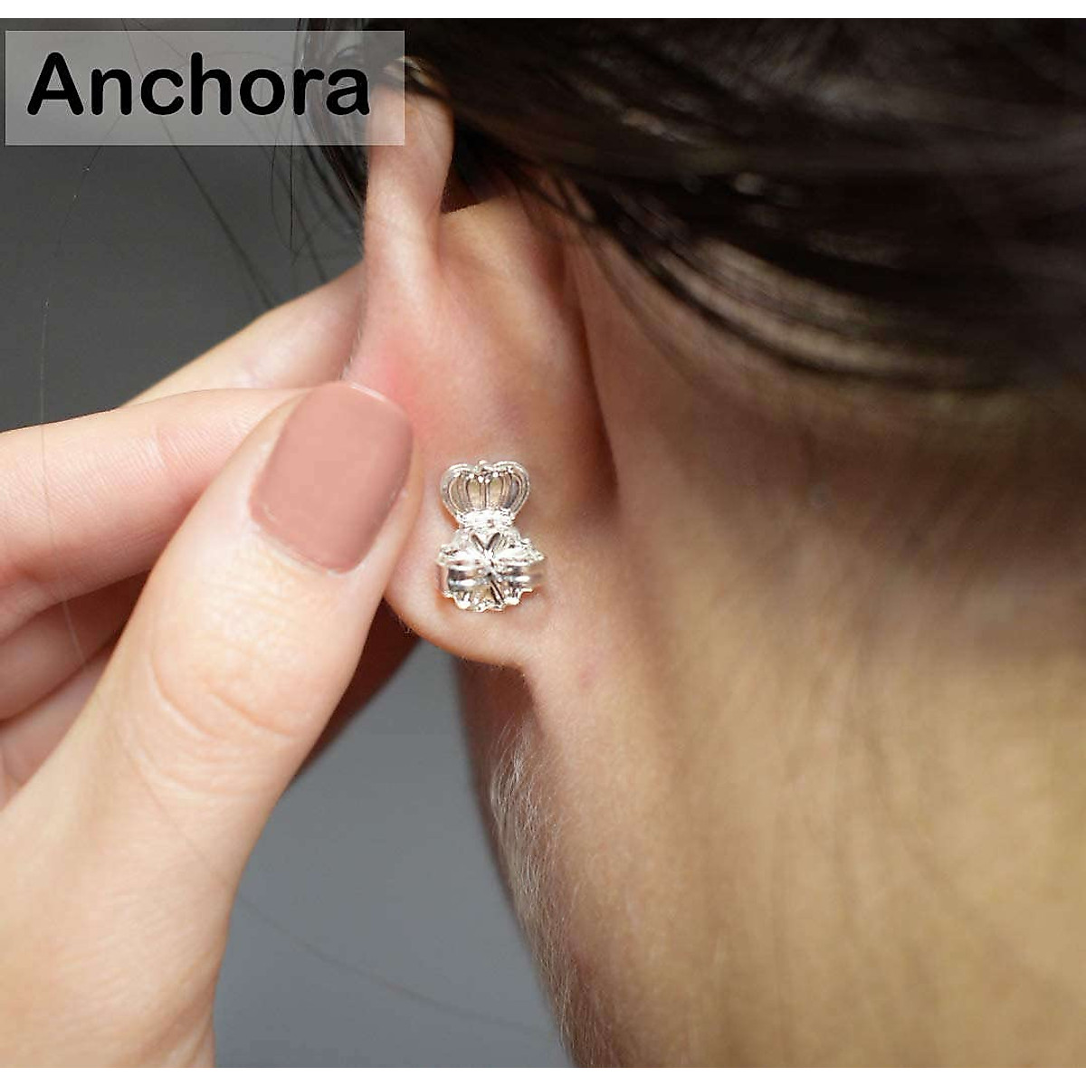 ANCHORA Original Earring Backs for Droopy Ears | Earring Lifters for Heavy Earring | Earing Lifter Backs Backs | Earlobe Secure