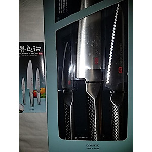 Global Ukon 3 Piece Knife Set GU 3001