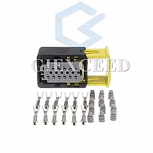 Davitu Cables, Adapters & Sockets - 12 Pin 2-1703639-1 Auto Urea Pump Plug Electrical Waterproof Connector For Bosch Wiring Harness Socket - (Color Name: 1 Set)