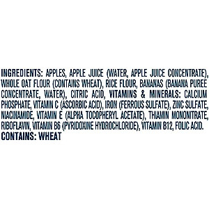 Gerber Baby Food, 2nd Foods, 8 OZ (Apple Banana with Mixed Cereal, Pack - 4)