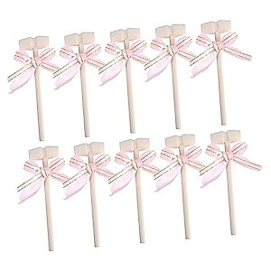 NOLITOY 10pcs Wooden Hammer Ornaments Wooden Mini Cajas Para Fresas Con Chocolate Seafood Cracking Hammers Gavel Wooden Little Hammer Mini Wooden Little Hammer Tool