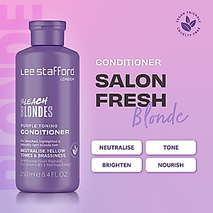 Lee Stafford Bleach Blondes Purple Toning Conditioner For Coloured Hairs | 250ml