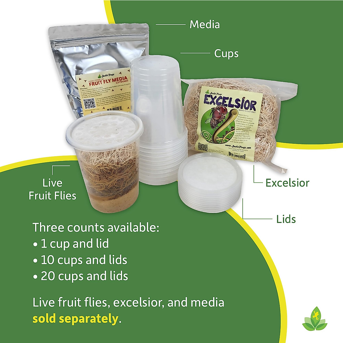 Josh's Frogs 32oz Insect Cup and Fabric Lid