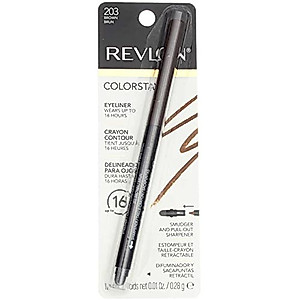 Revlon ColorStay Eyeliner Pencil, Brown [203], 0.01 oz (Pack of 2)