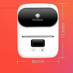 ZSEDP Smart Thermal Label Printer -Compatible Business Barcode Label Price Cable Sticker Printer