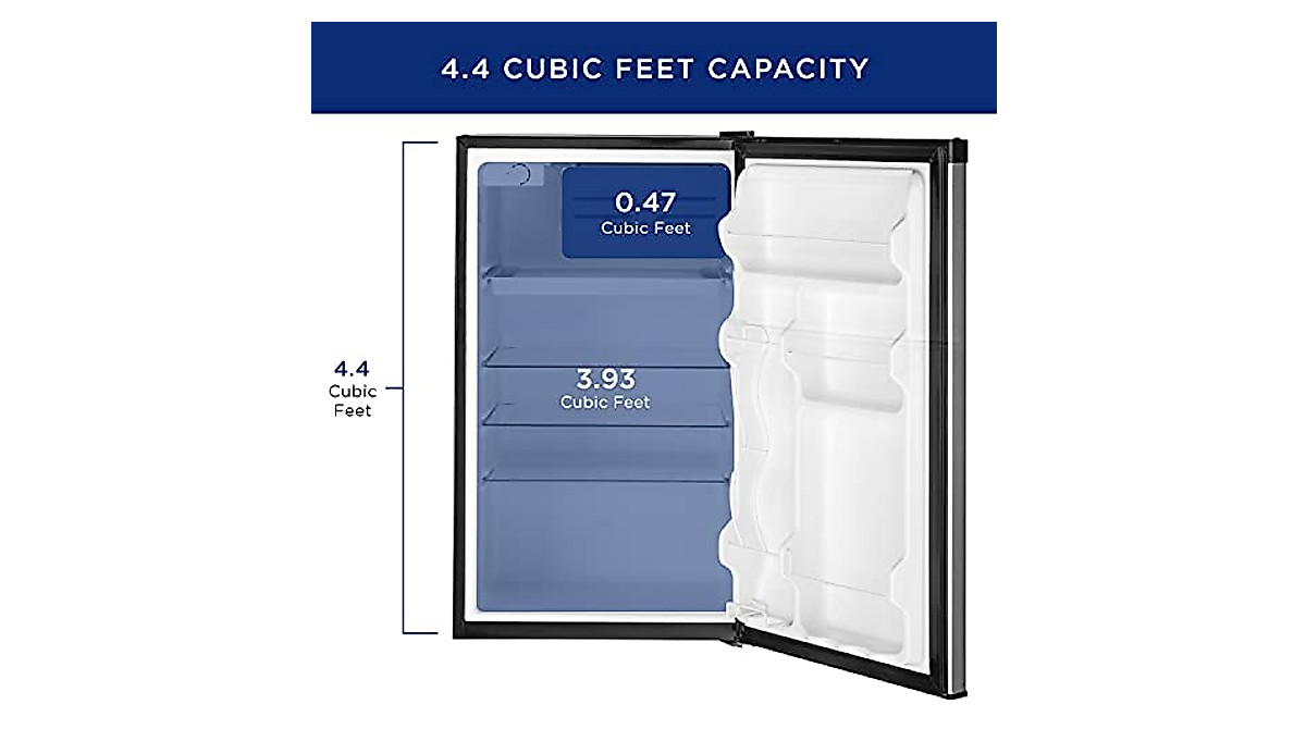 GE Mini Fridge with Freezer - 4.4 Cu Ft, ENERGY STAR® - Perfect for ...