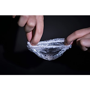 GOUWEIBA 100 pcs Clear Disposable Ear Protectors - Waterproof Ear Cover Caps for Hair Dye Shower Bathing Spa Salon Home Hotel