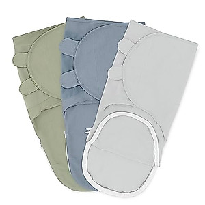 Comfy Cubs Swaddle Blankets for Baby Girl & Boy, Easy Adjustable Sleep Sack with Easy Access Zipper for Diaper Changes, Baby Blankets 3-6 Months for Newborn